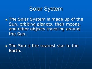 Science The Stars and the Solar System.ppt