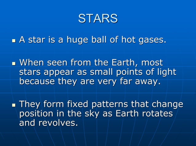 Science The Stars and the Solar System.ppt
