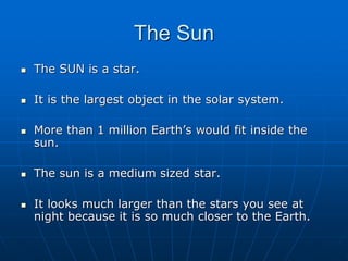 Science The Stars and the Solar System.ppt