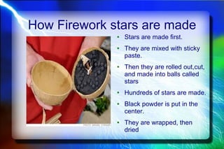 Fireworks Kristin Rj | ODP | Chemistry | Science