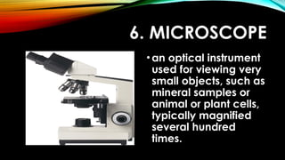 Science tools and equipment science 4.pptx | Science