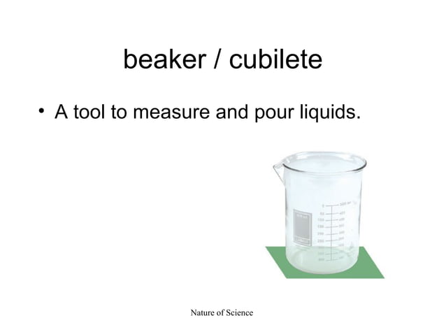 Science Tools | PPT | Physics | Science