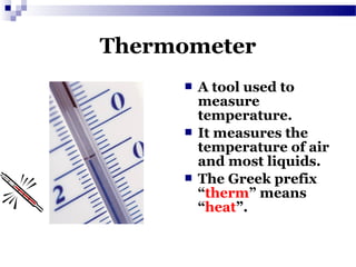 Science tools revised | PPT
