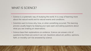 Introduction to Science education - d.eled