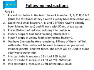 Introduction to Scientific experiment for grade 7 | PDF