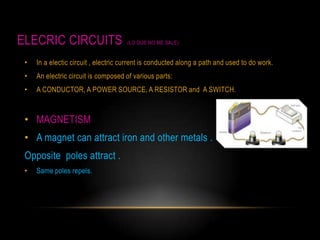 Science unit8 electricity and magnetism berg | PPT
