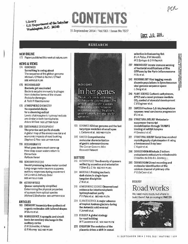 Science Update - No 253 - Nov 2014