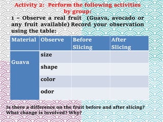 Science V - Physical Change | PPTX