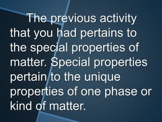 Science V- special properties of materials | PPTX