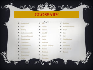 Science vocabulary | PPT