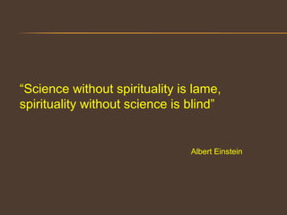 Science vs spirituality (vedantic explanation) | PPT