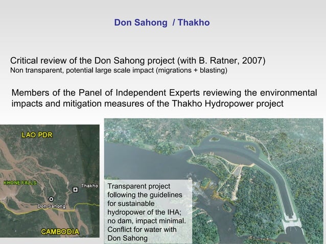Science Forum Day 1 - Eric Baran - Fisheries and dam development in the ...
