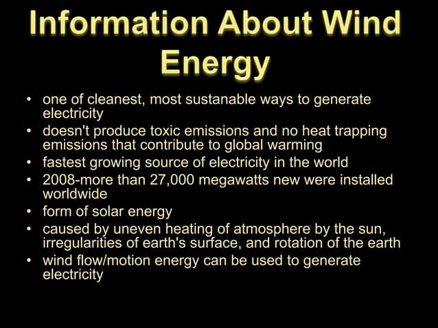 Science Wind Power | PPT