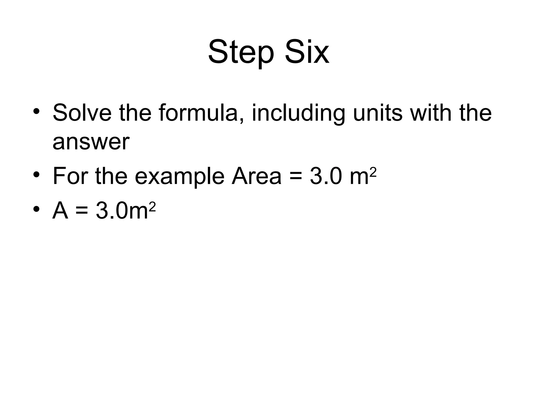 Science Word Problem Solving Steps Ppt