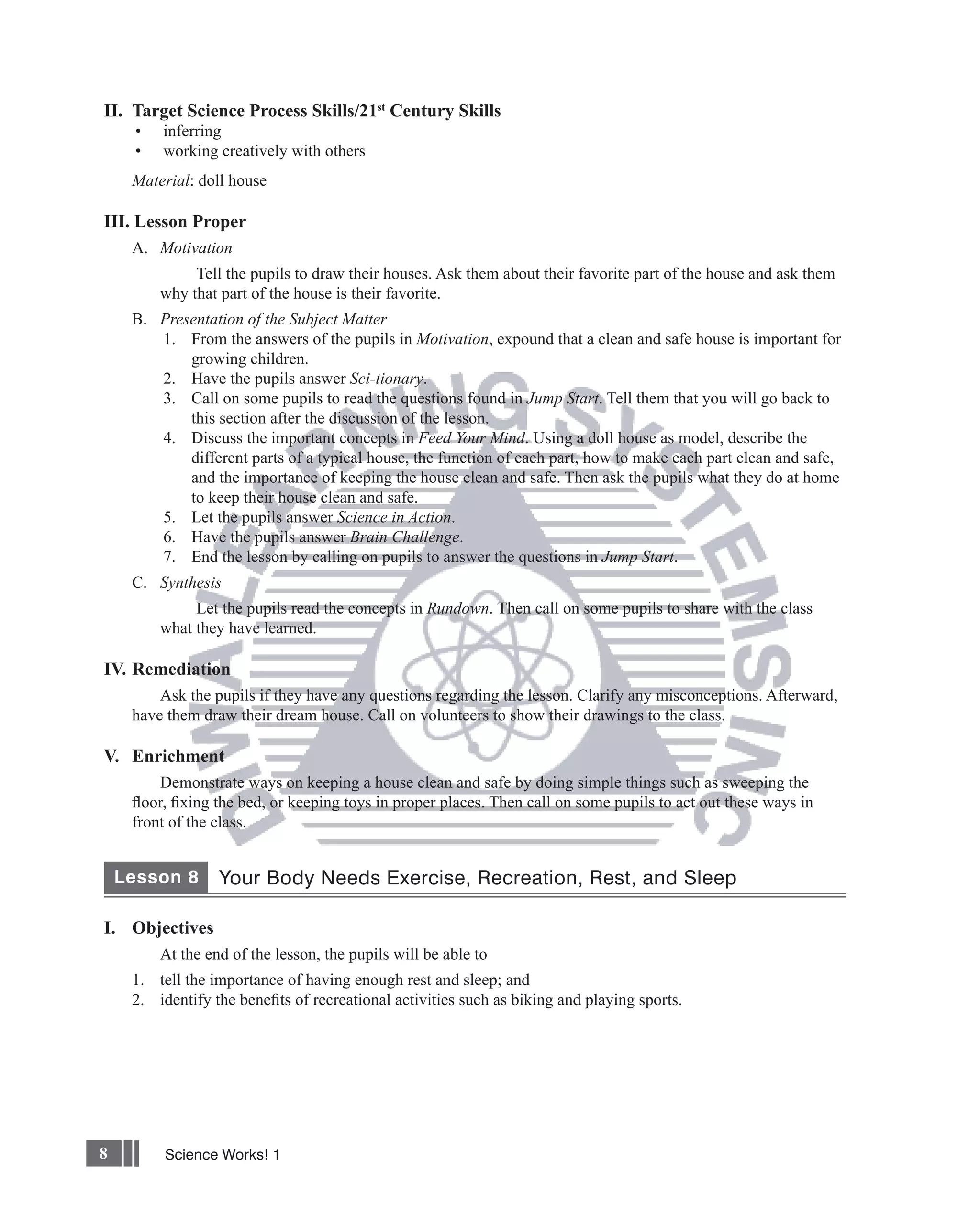 Science Works Grade 1 Teacher's Manual | PDF