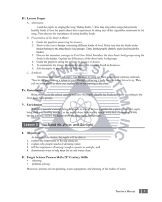 Science Works Grade 1 Teacher's Manual | PDF