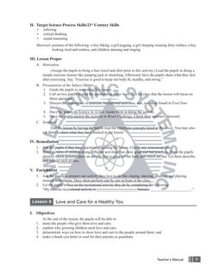 Science Works Grade 1 Teacher's Manual | PDF