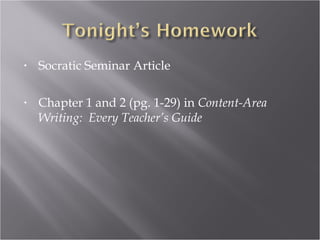 Science workshop presentation | PPT