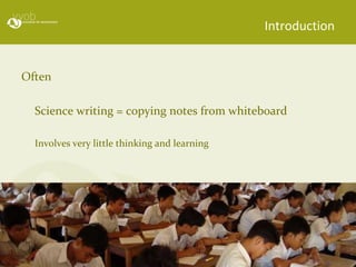 Improving science writing skills | PPTX