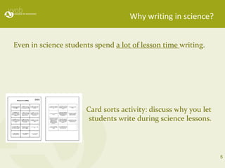 Improving science writing skills | PPTX