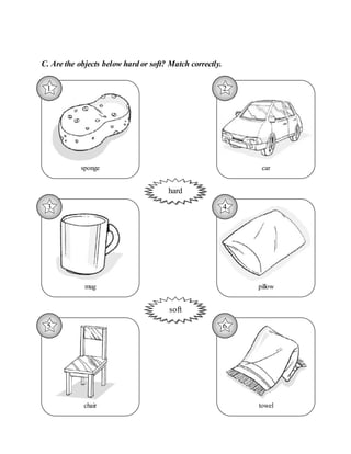 Soft And Hard Objects Worksheets