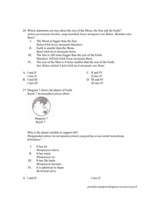 Science year 4 sec a | DOCX