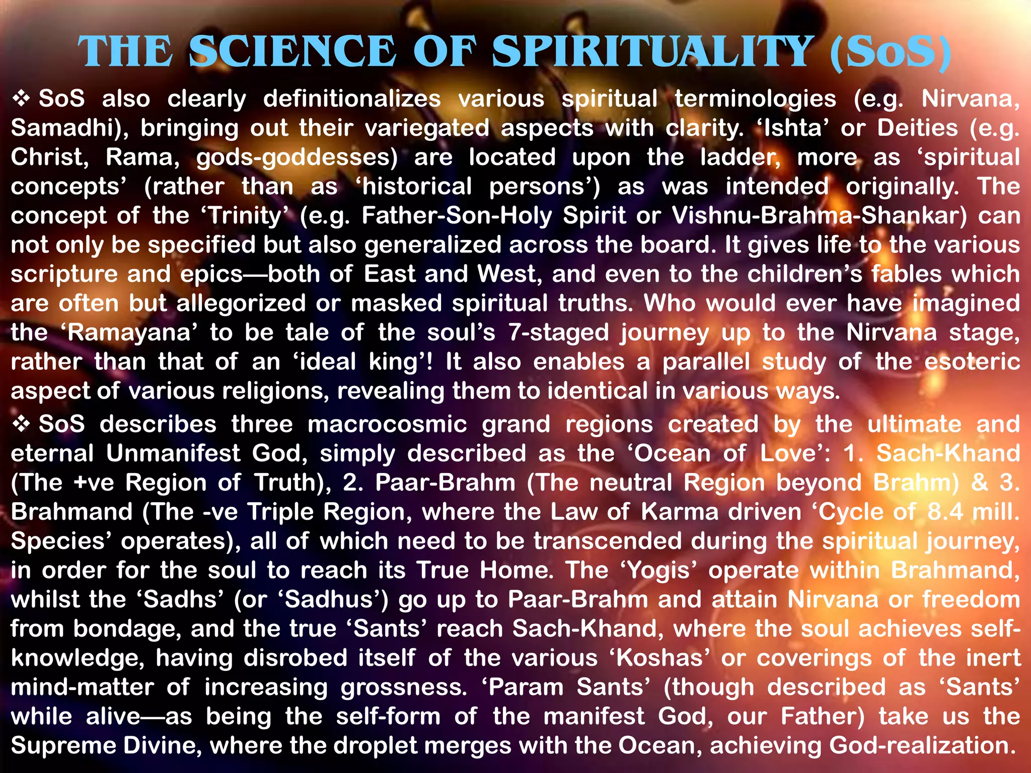 Scienc of spirituality ppt | PDF