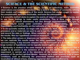 Scienc of spirituality ppt | PDF