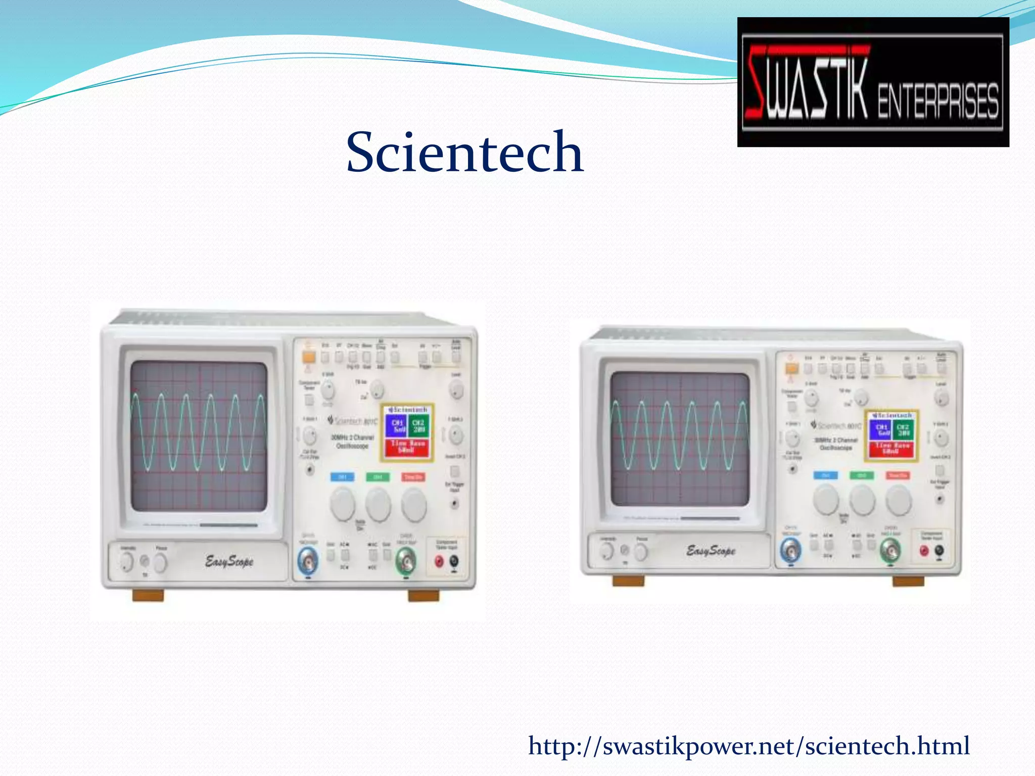 Scientech Products | Analog Oscilloscopes, Function Generators In Pune | PPT