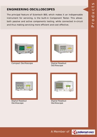 Scientech Technologies Pvt. Ltd., Indore, Test & Measurement | PDF