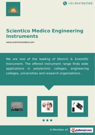 Physics Instrument by Scientico medico-engineering-instruments | PDF
