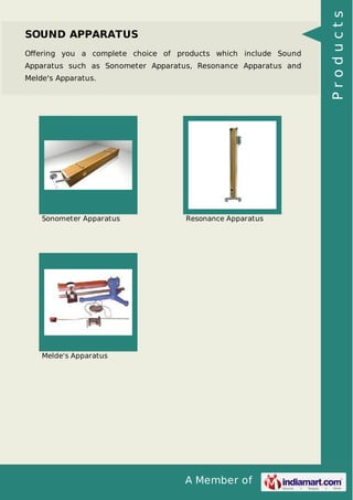 Physics Instrument by Scientico medico-engineering-instruments | PDF