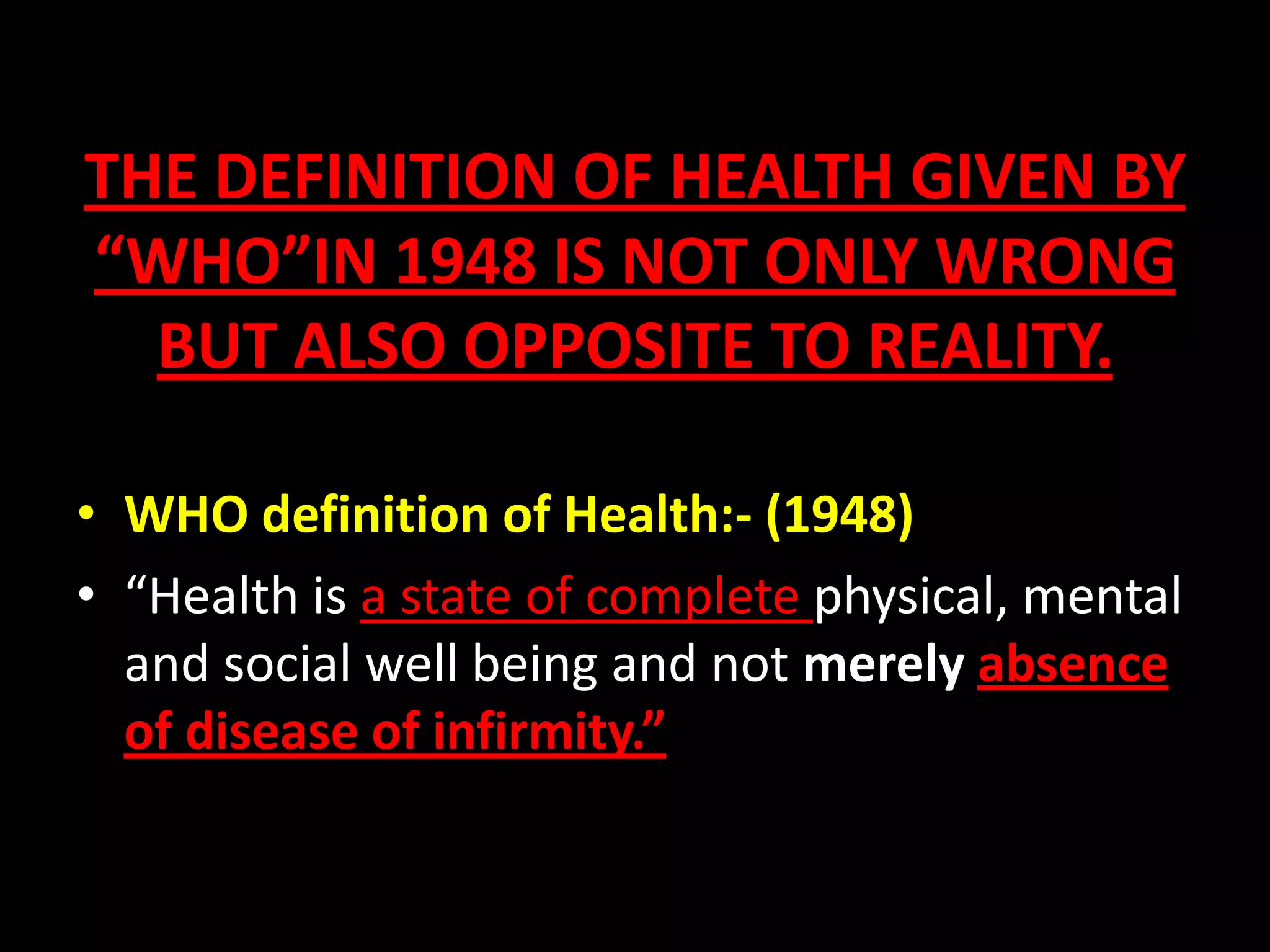 Scientific latest new definition of health-dr.rajkumar dhaugoda | PPTX