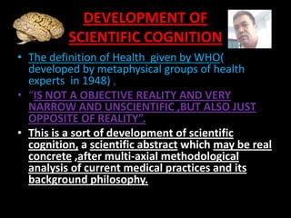 Scientific latest new definition of health-dr.rajkumar dhaugoda | PPTX