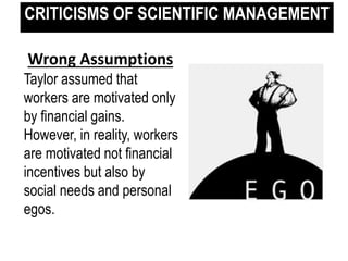 Scientific management | PPTX