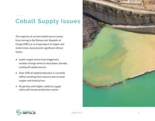 Scientific Metals Investor Presentation | PPT