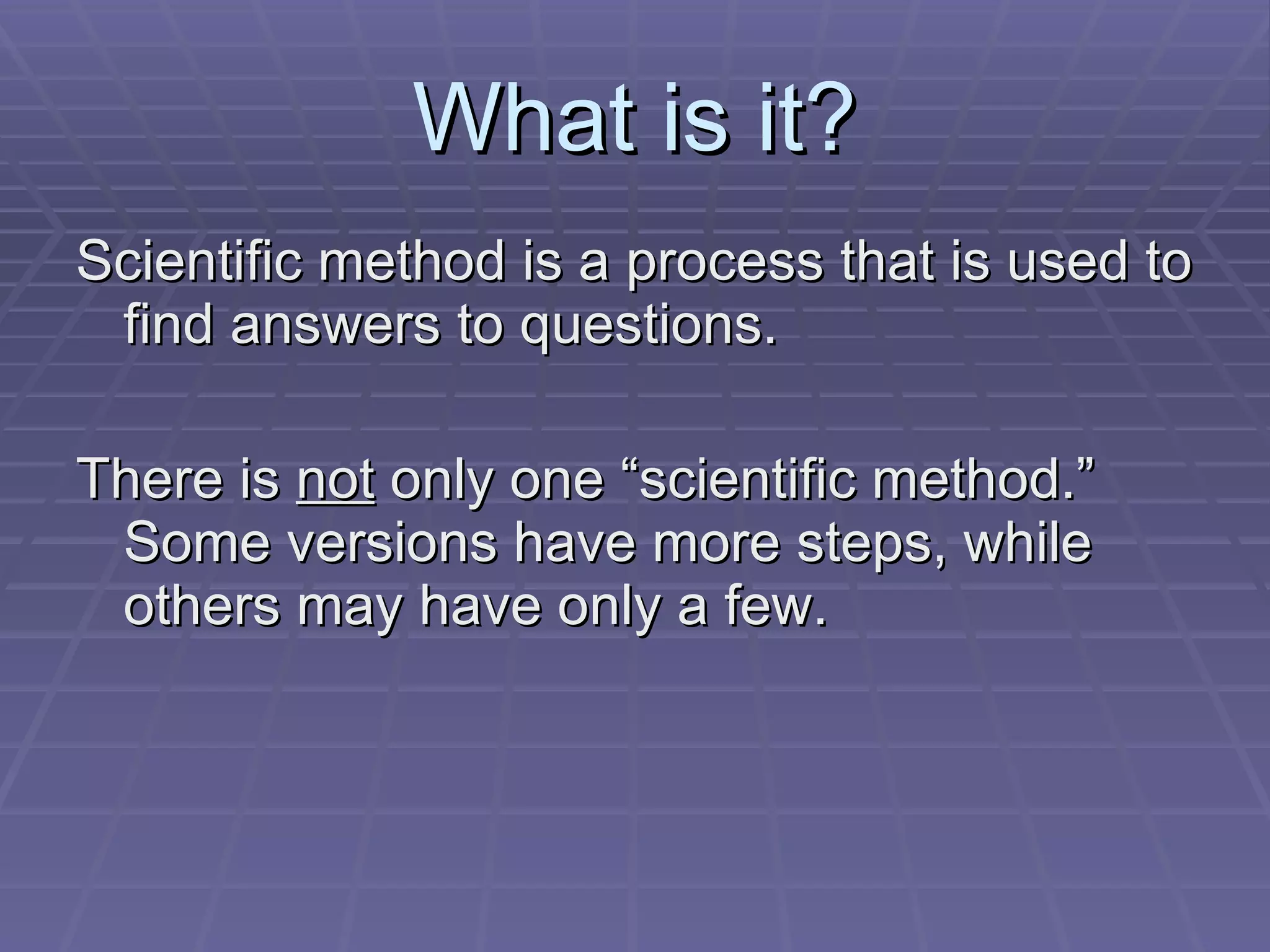 Scientific Method | PPT