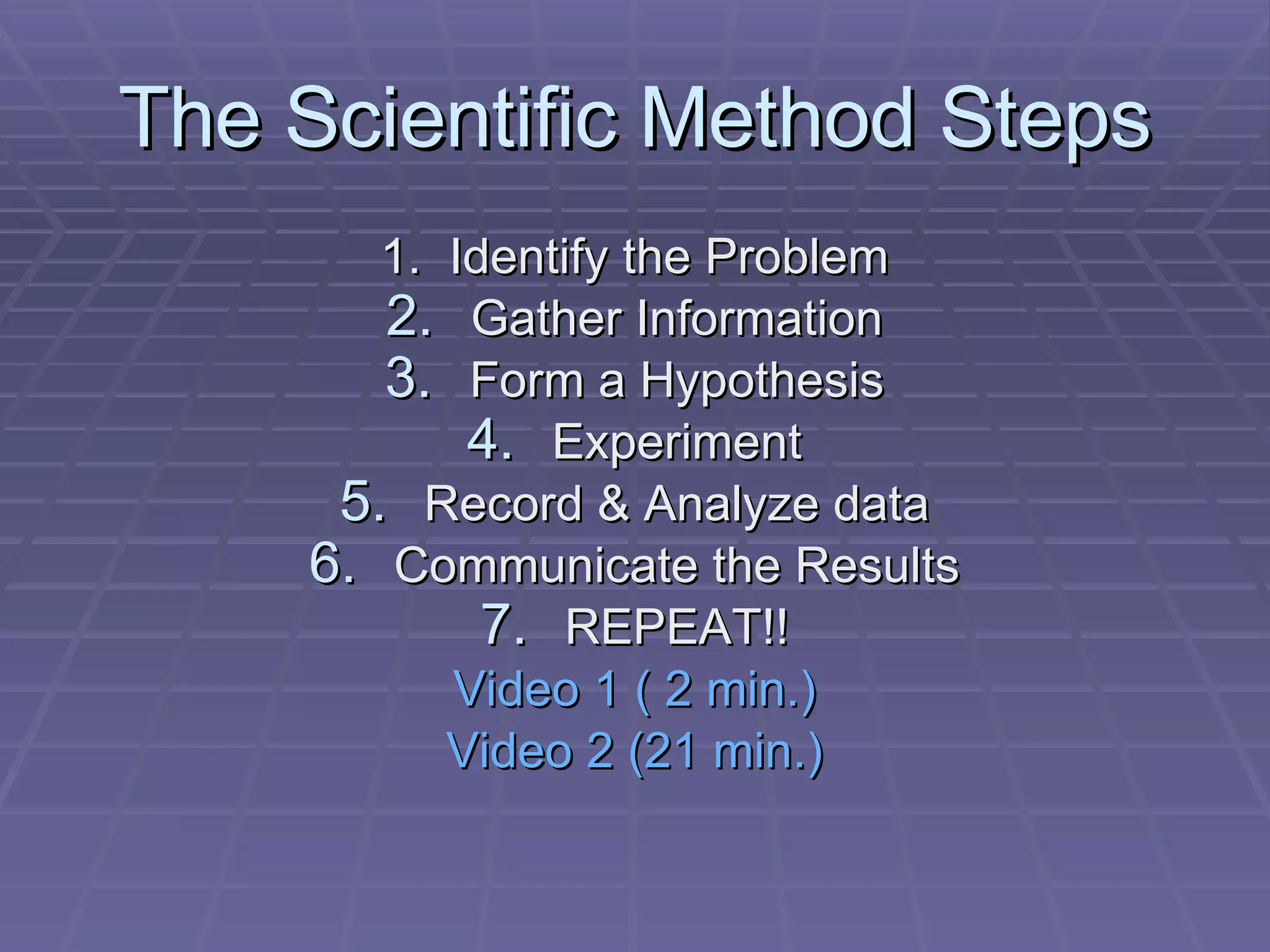 Scientific Method | PPT