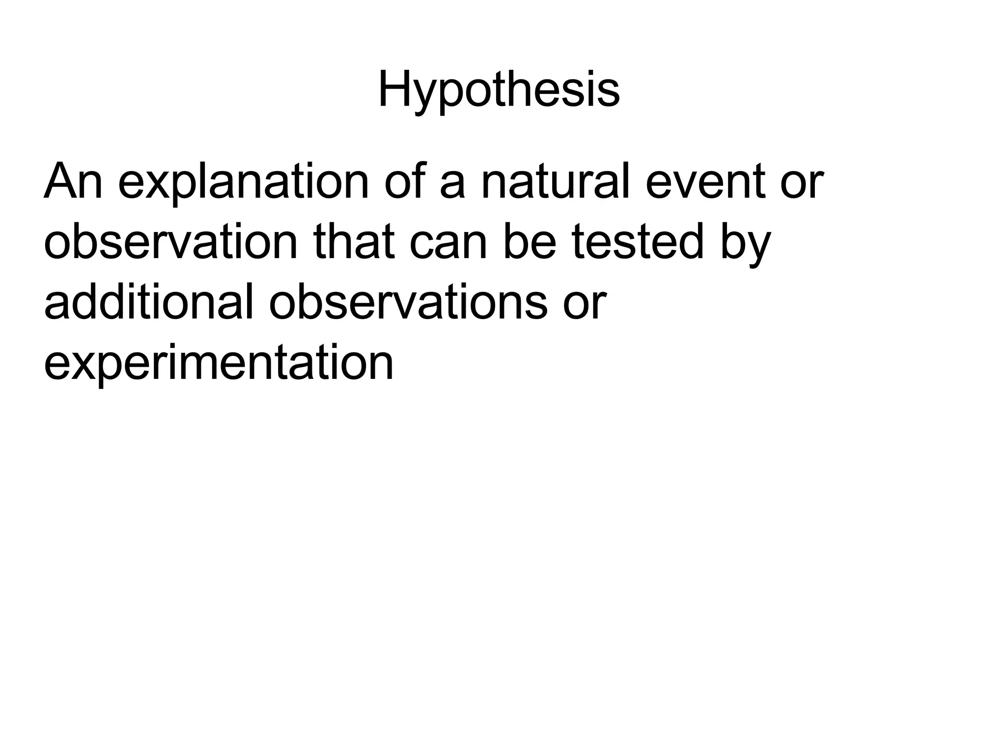 Scientific Method and Experimental Design | PPT
