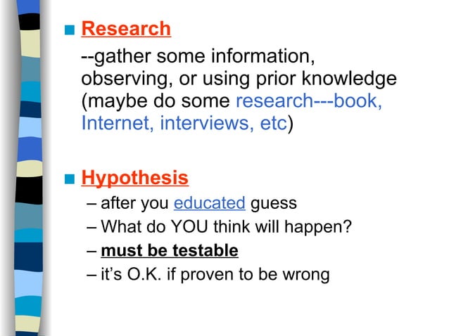 Scientific Method Pp | PPT