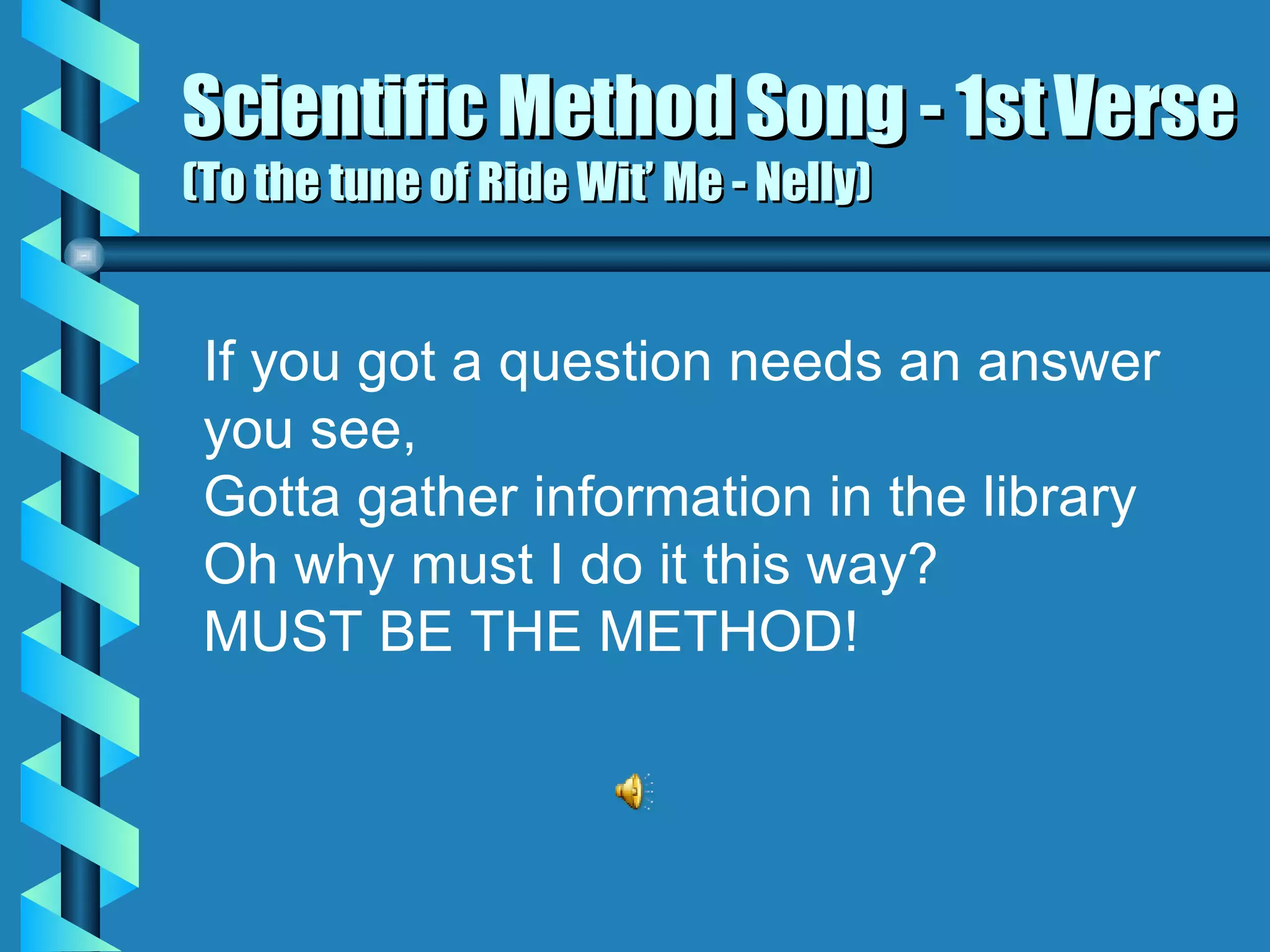 Scientific Method Steps and Song | PPT