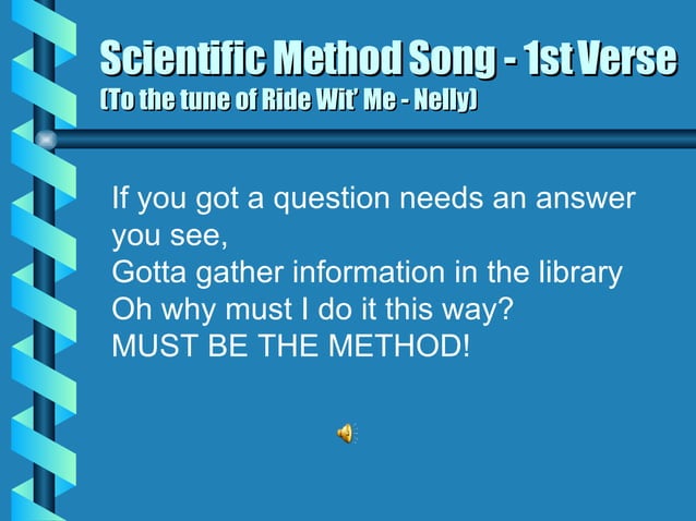 Scientific Method Steps and Song | PPT