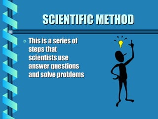 Scientific Method Steps and Song | PPT
