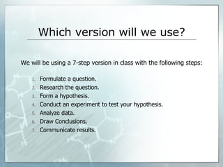Scientific Method | PPT