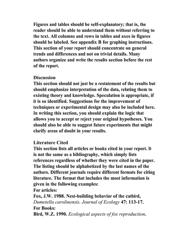 Scientific Report Writing Tips | PDF