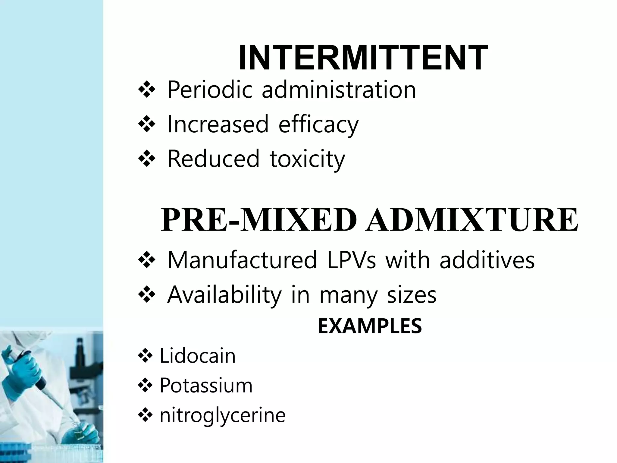 I.V ADMIXTURE AND TYPES OF I.V ADMIXTURE | PPTX