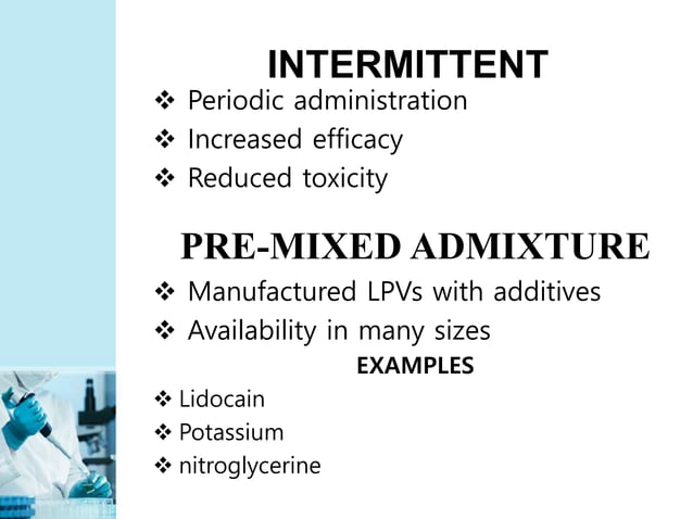 I.V ADMIXTURE AND TYPES OF I.V ADMIXTURE | PPTX