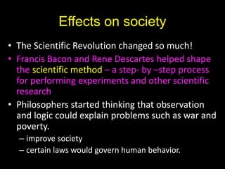 Scientific Revolution and the Scientists | PPTX