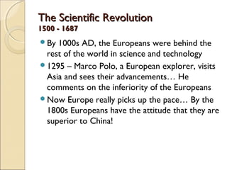 Scientific Revolution and The Enlightenment | PPT