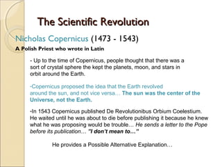 Scientific Revolution and The Enlightenment | PPT